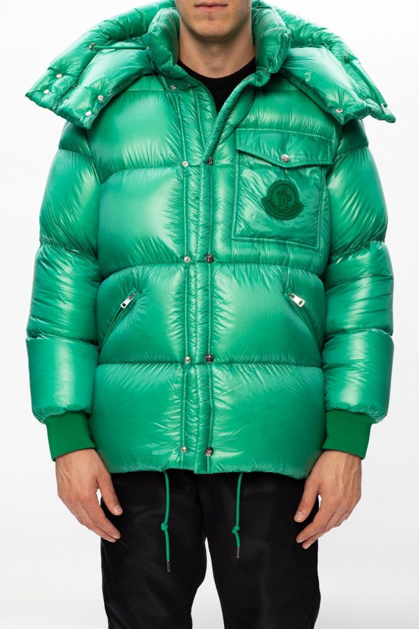 Moncler 'Lamentin' quilted down jacket with hood | graffiti Moncler 'Lamentin' quilted down jacket with hood | graffiti